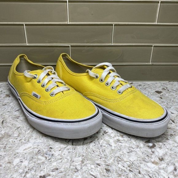 Vans | Shoes | Vans Yellow Classiclow Canvasskate Shoes | Poshmark
